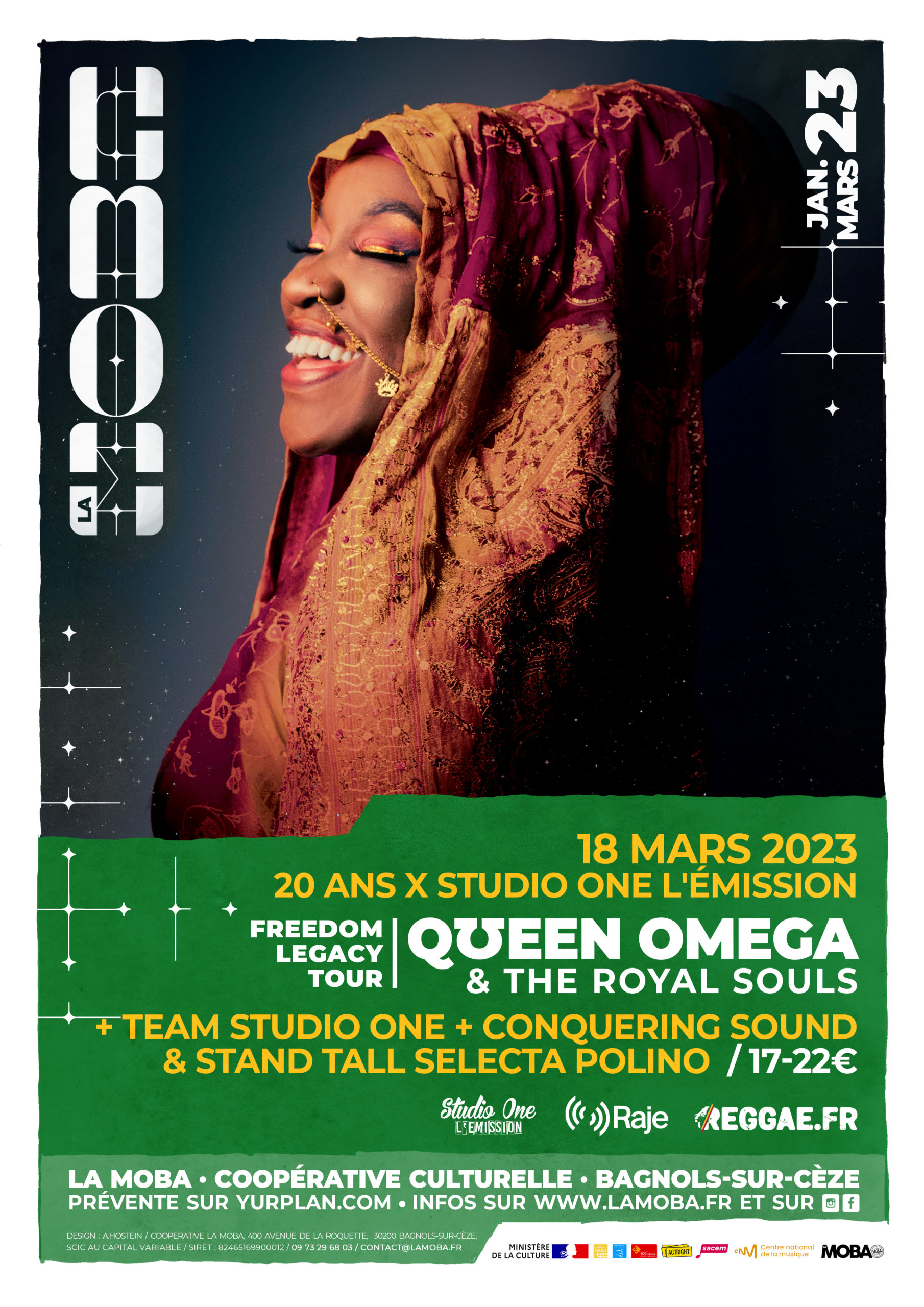 Queen Omega à La Moba le 18 mars pour les 20 ans de l'émission - Studio ...